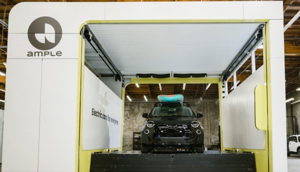 Ample introduces next-generation battery-swapping station in the US ...