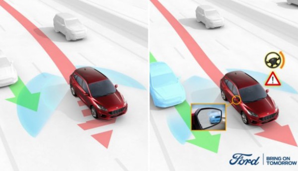 Ford debuts new lane keeping system with blind spot assist on all new ...